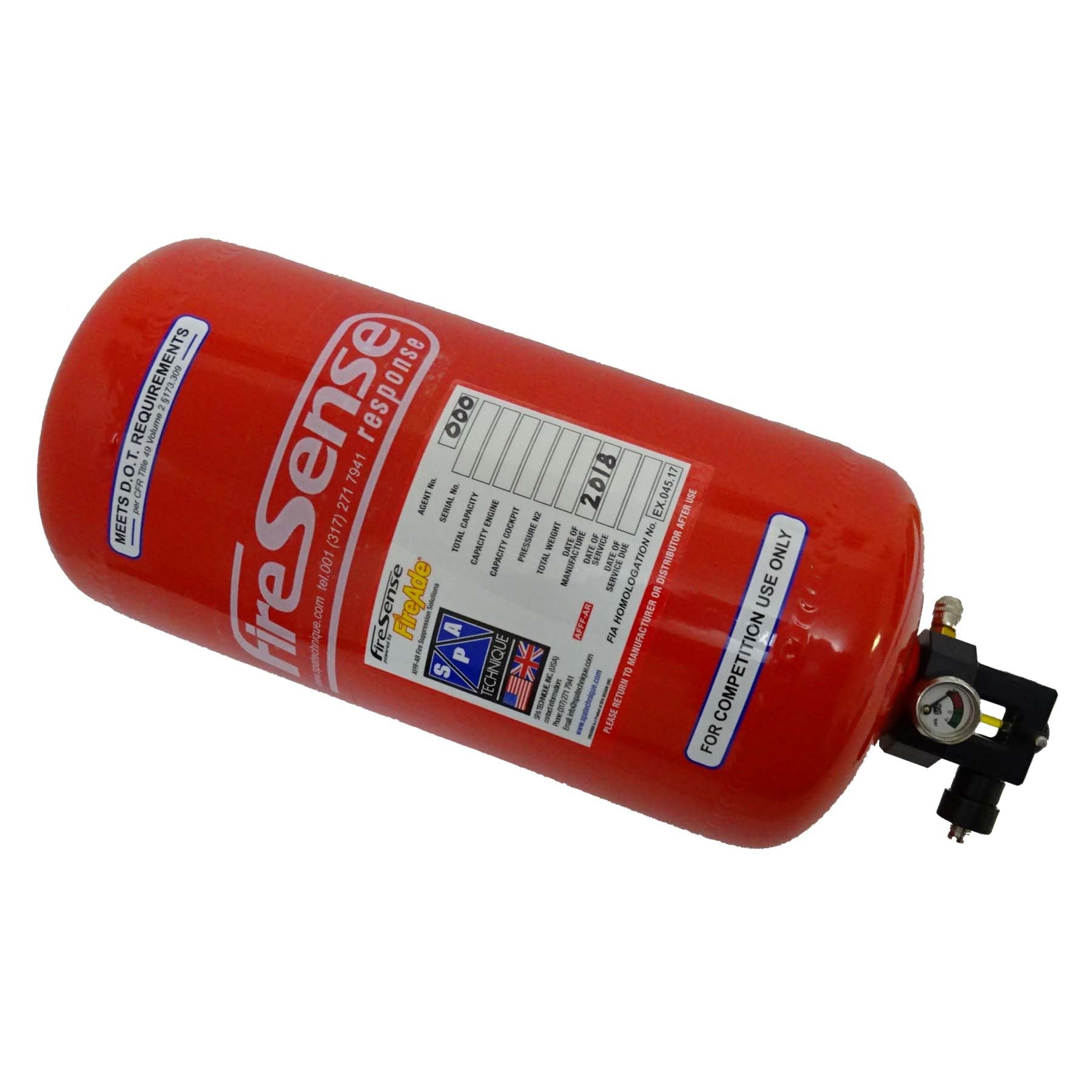 SPA Technique AFFF Automatic FIA Fire System - 4 Liter Electrical Allo
